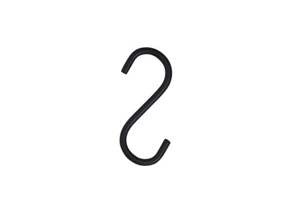 Smart s-krog i metal - Sort | Køb på notredame.dk