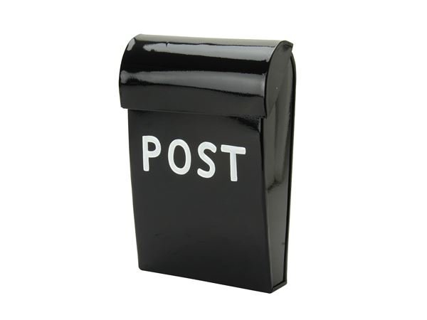 Sort mini postkasse i flot design. Find farverige postkasser hos Notre ...